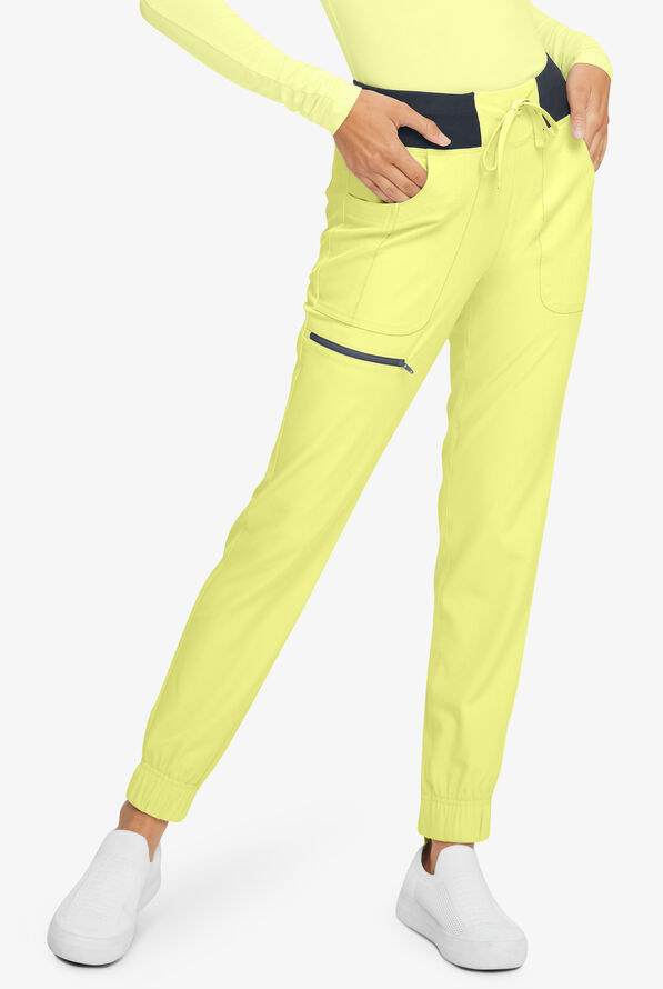 heartsoul Scrubs Break On Through Women's 6-Pocket Stretch Elastic Cuff ...