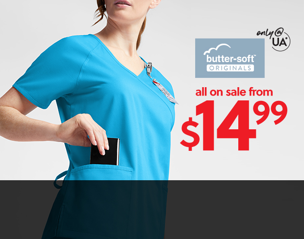 Butter-Soft Originals Women's 3-Pocket Warm-Up Snap Front Scrub Jacket ...