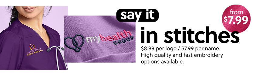 Embroidered Scrubs | Custom Scrubs | Uniformadvantage.com