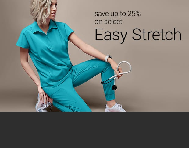 Easy STRETCH Chloe One V-Neck Tuck-In Top, Fashion Scrubs