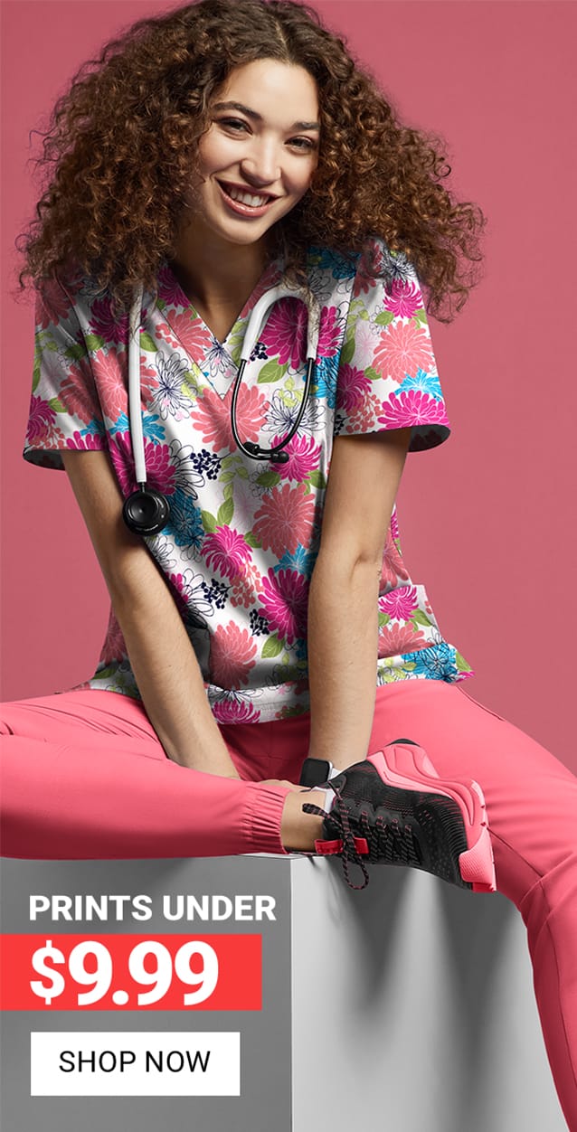 Whimsical Print Scrubs at Uniform Advantage