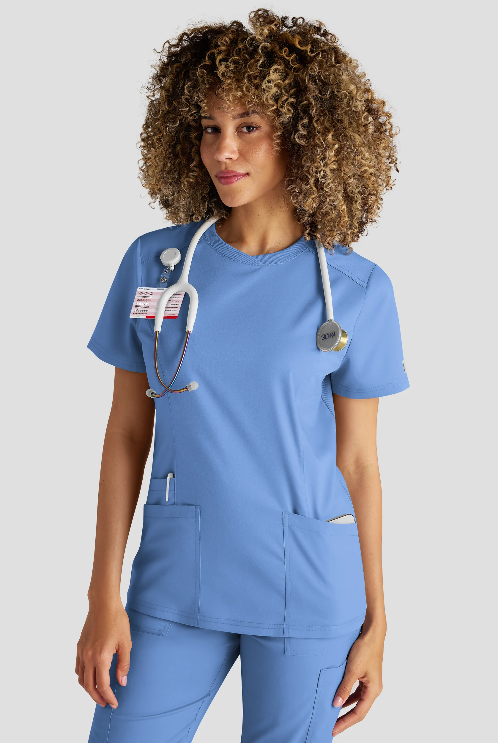 Women’s Crew-Neck Scrub Tops | Uniform Advantage – Comfort Meets Quality